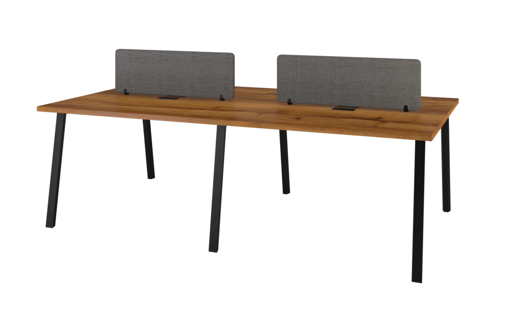 Buy 4 Person Linear Workstation Desk without Drawers Online