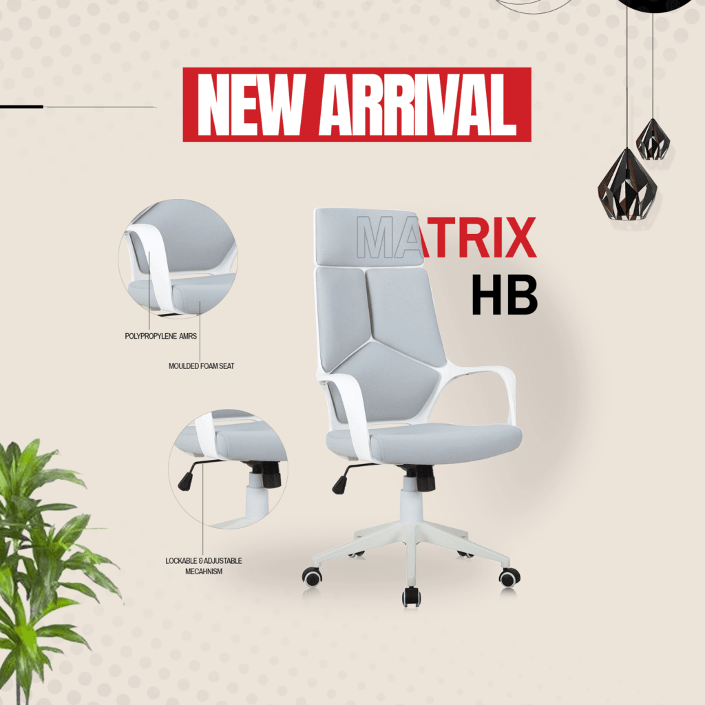 Matrix High Back Office Chair - OfficeRepublic Furniture Store Lahore