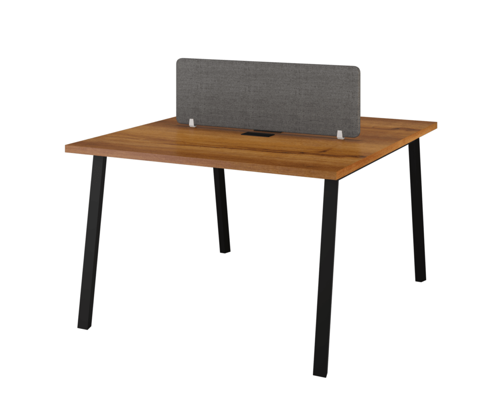 Freedom Two Persons Linear Workstation without Drawers - OfficeRepublic ...