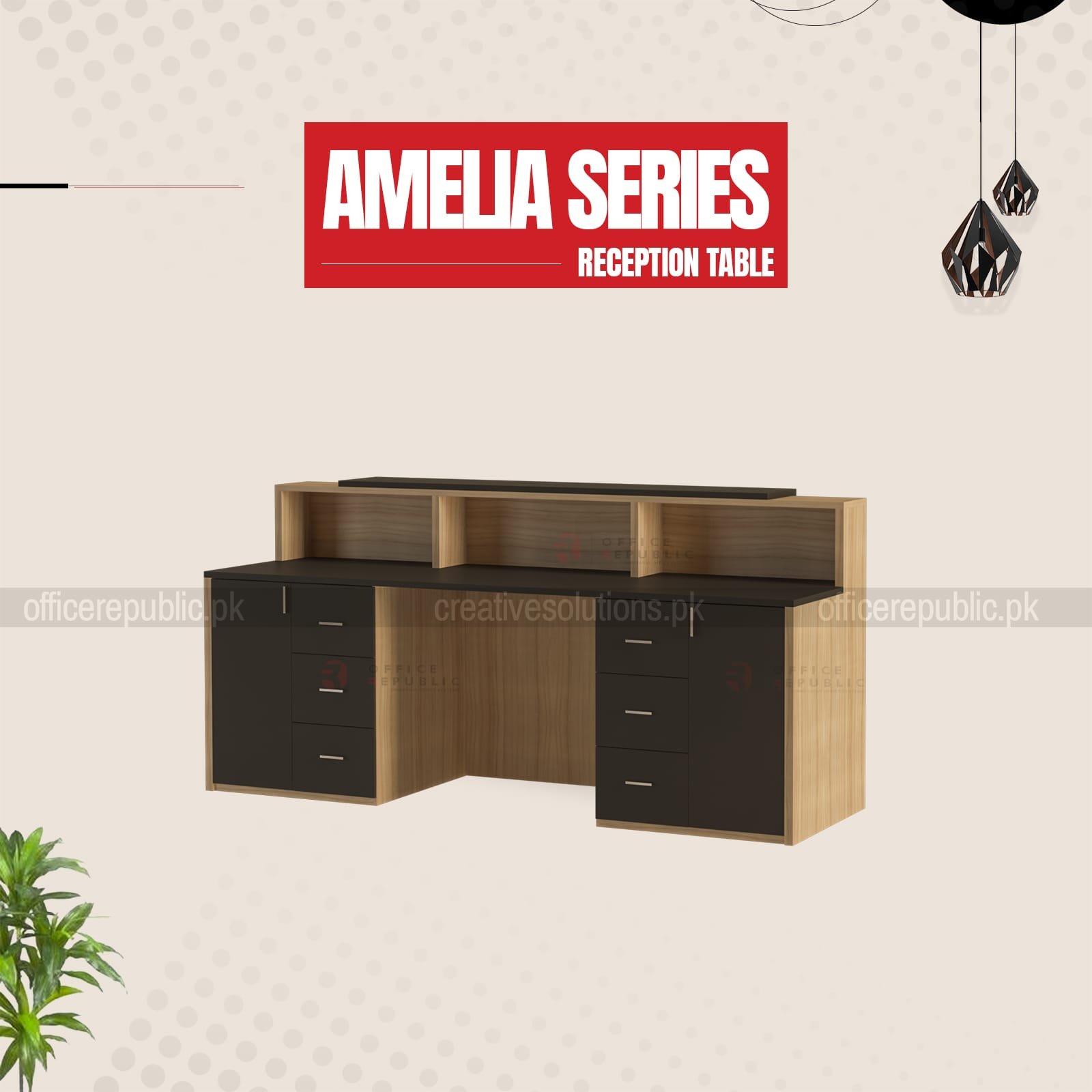 Amelia Reception Table - Office Furniture