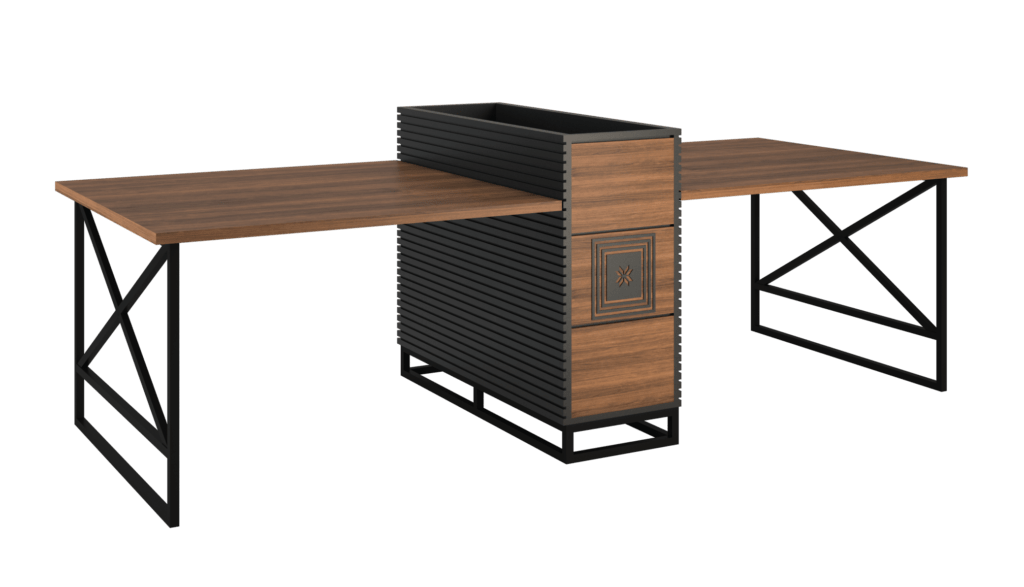X BOX SERIES LINEAR 4 PERSON WORKSTATION - OfficeRepublic Furniture ...